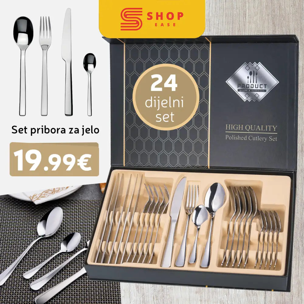 JEDILNI PRIBOR-24 DELNI SET – ShopEase