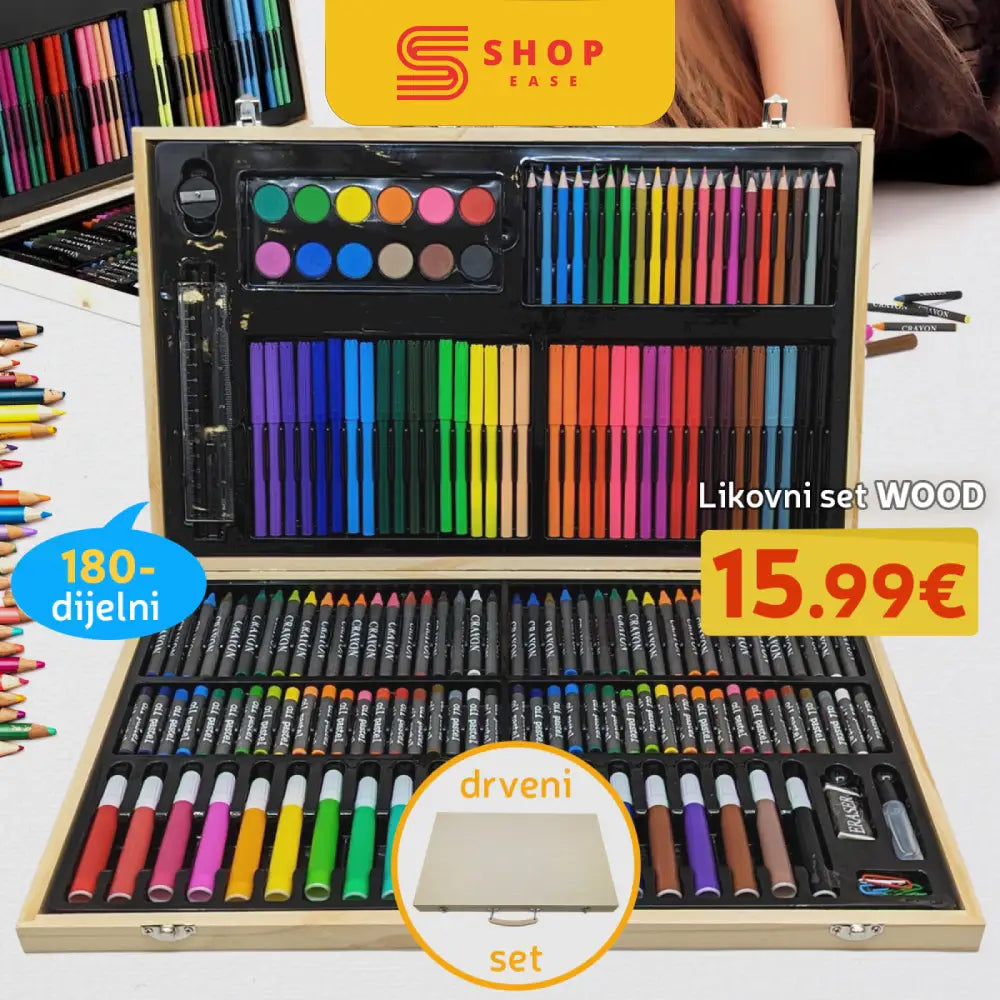 LIKOVNI SET "WOOD" – ShopEase